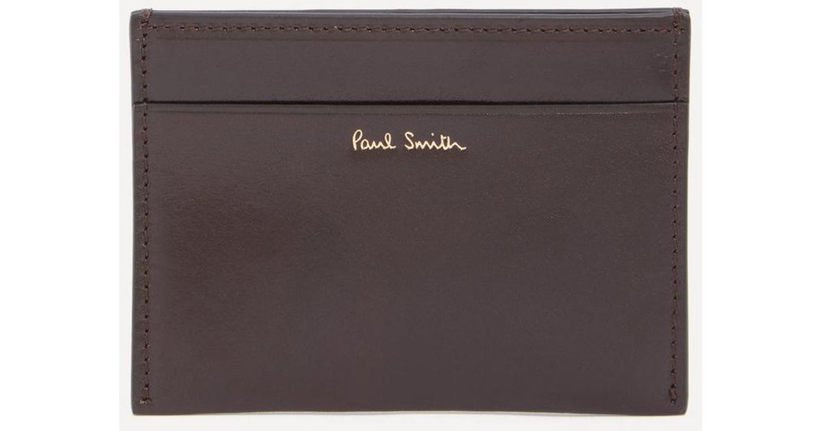 Paul Smith Signature Stripe Card Holder in Grey for Men | Lyst UK