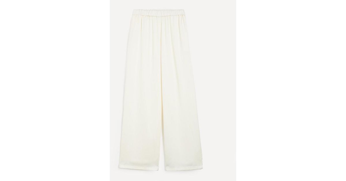 Stylein Maria Long Trousers in White | Lyst UK