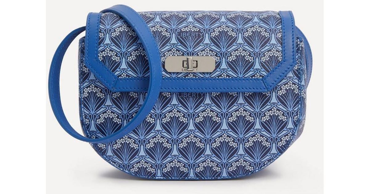 Liberty Iphis Round Crossbody Bag in Blue | Lyst