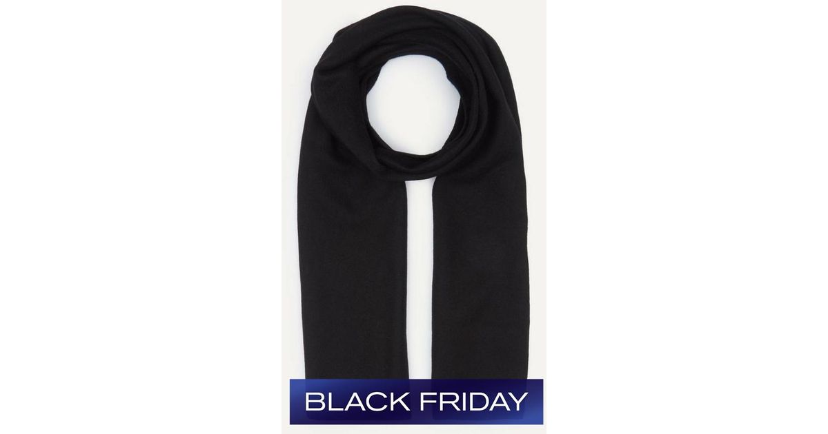 A.P.C. William Wool Scarf in Black for Men | Lyst UK