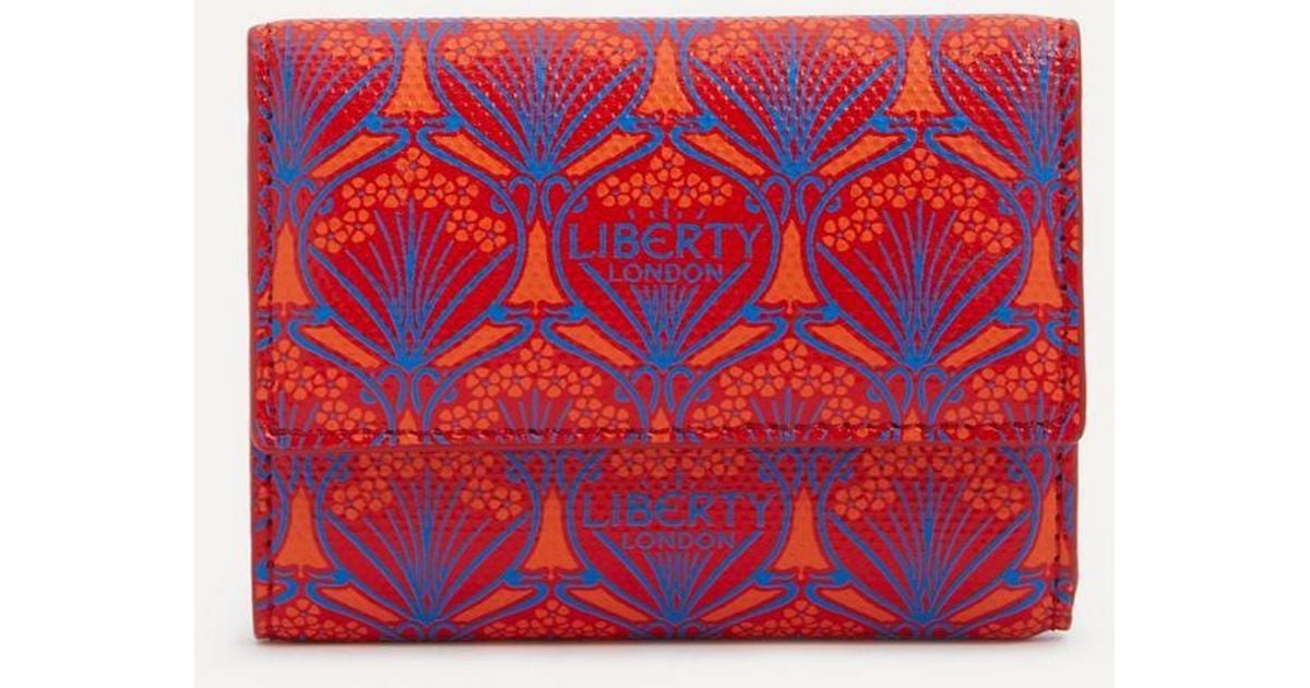 Liberty Iphis Compact Wallet in Red | Lyst