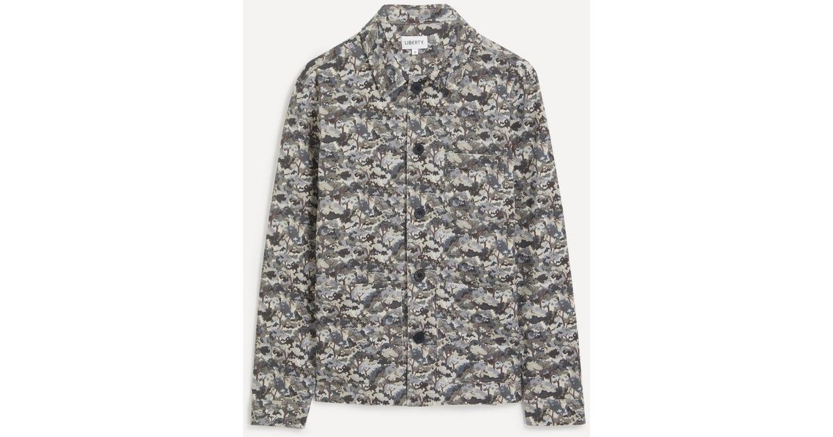 Liberty Chore Jacket in Gray for Men | Lyst