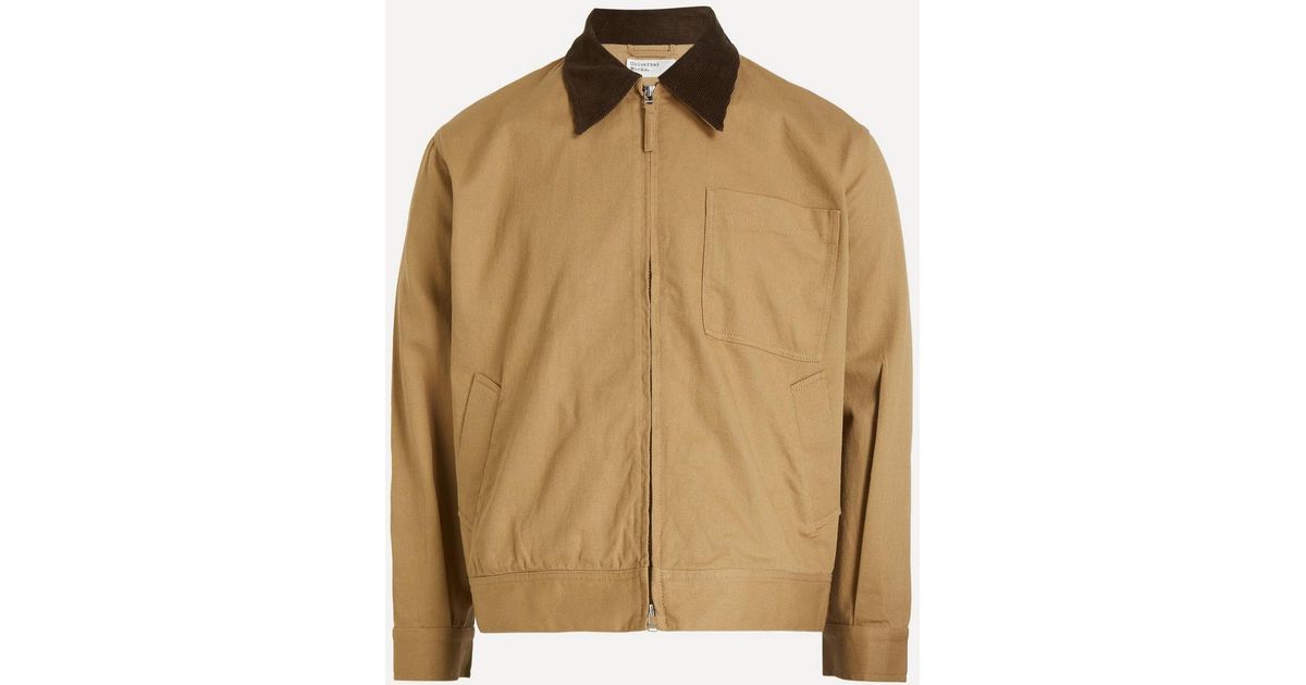 Universal Works Works Twill Rose Bowl Jacket in Brown for Men | Lyst