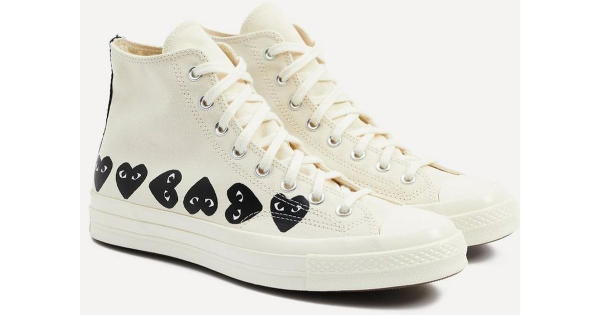 Comme des Garçons X Converse Play Chuck 70 Multi Heart High-Top ...