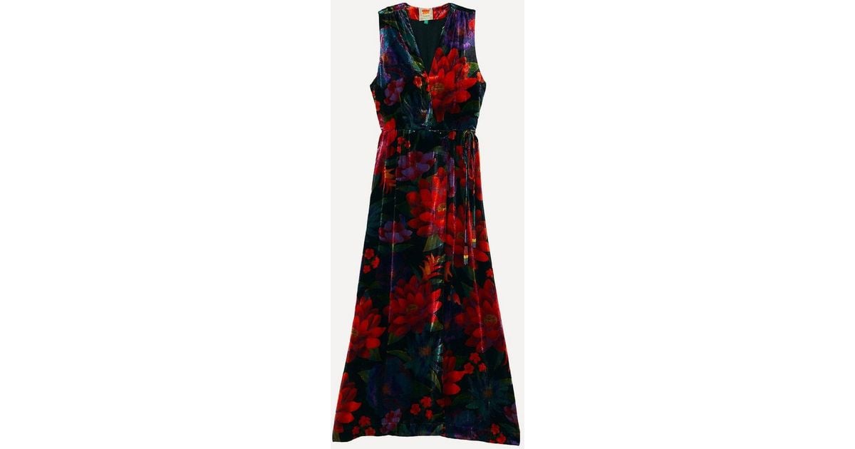 FARM Rio Maxi-Dress in Red | Lyst