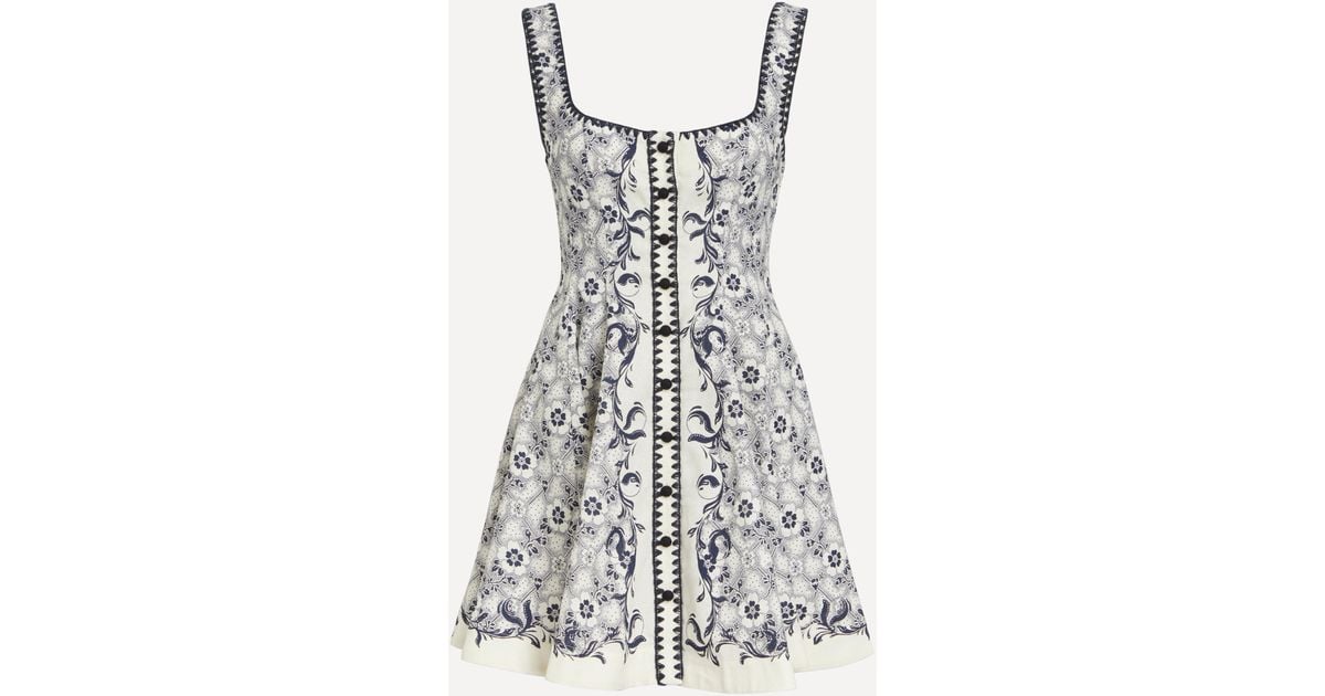 ALÉMAIS Women's Airlie Mini Dress 12 in White | Lyst UK