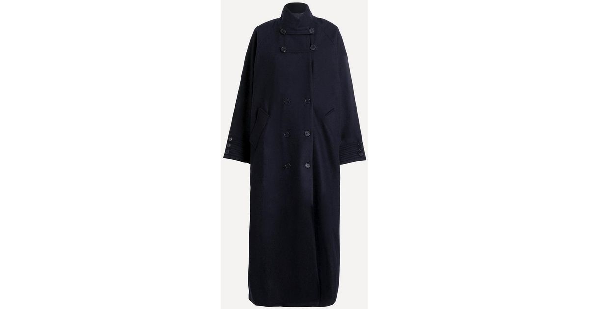 Paloma Wool Debo Oversized Trench Coat in Blue | Lyst