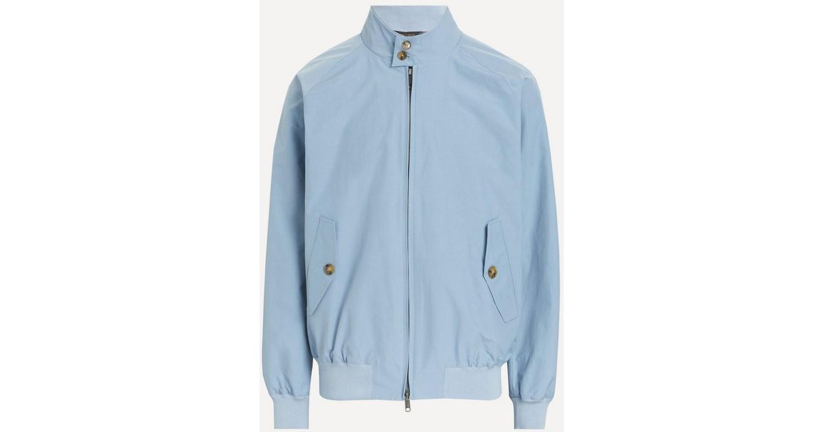 Baracuta G9 Harrington Jacket Dusty in Blue for Men | Lyst