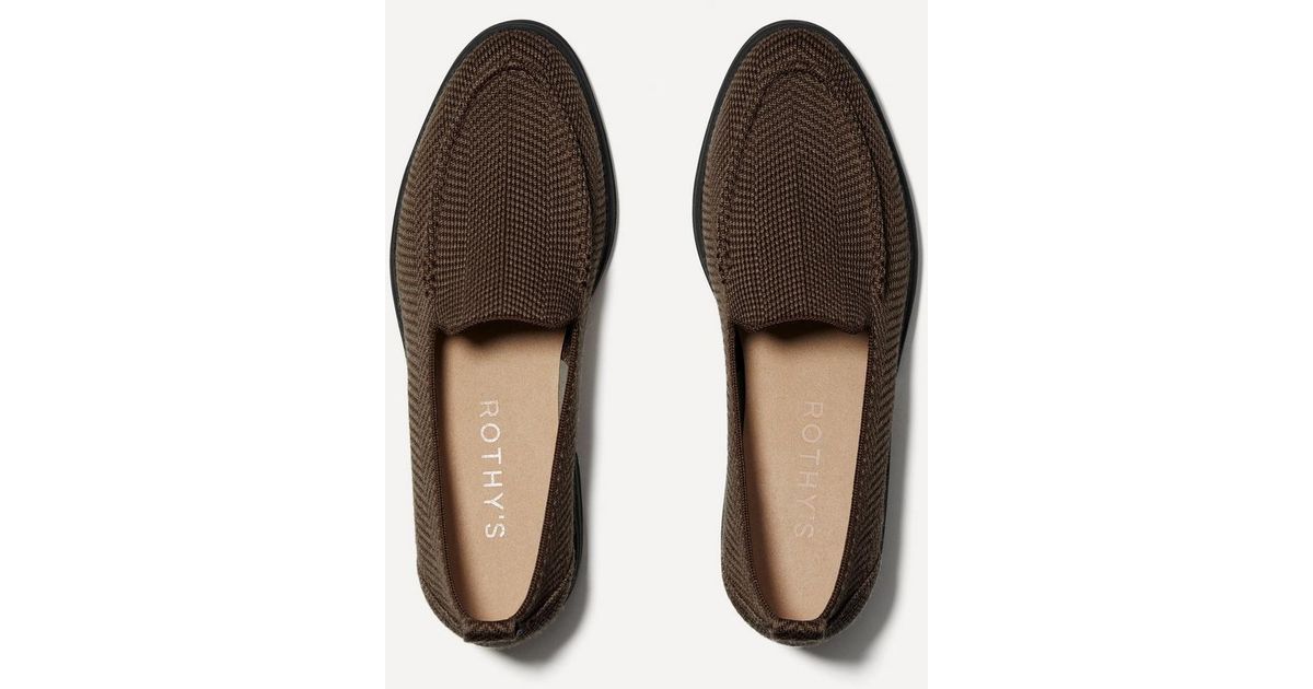 Rothy's Lug Loafers in Brown | Lyst