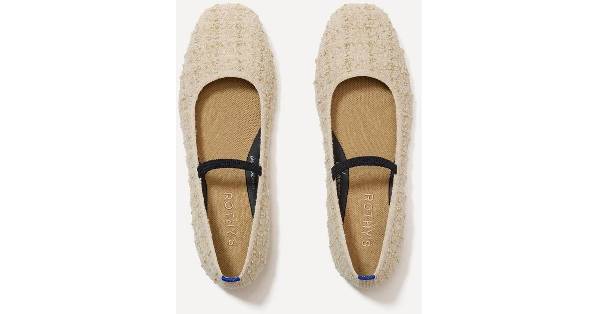 Rothy's The Max Square Mary Jane in Natural | Lyst