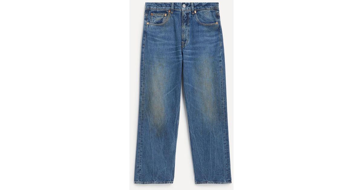 Our Legacy Third Cut Relaxed Wide Leg Jeans in Blue for Men | Lyst