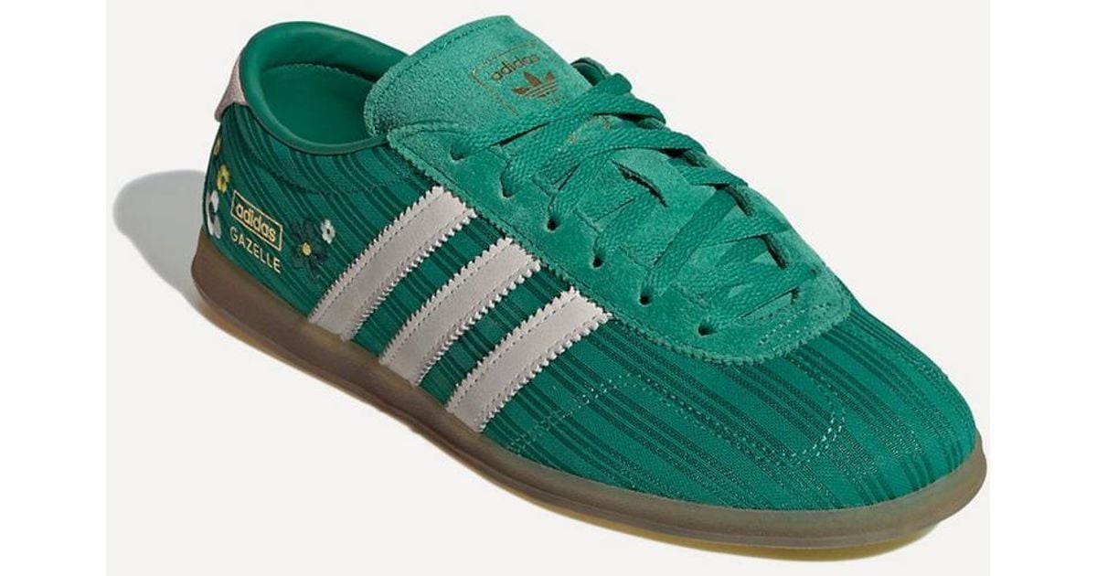 adidas X Liberty London Gazelle Lo Pro Shoes in Green | Lyst UK