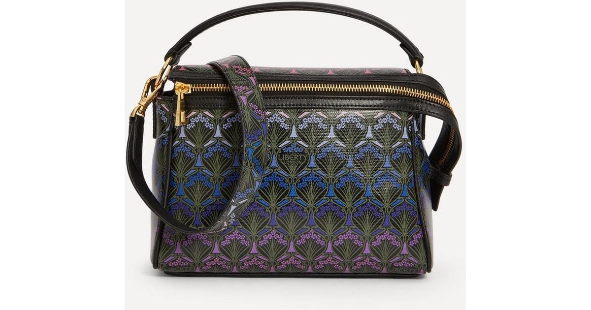 Liberty Iphis Dusk Petite Valise Cross-Body Bag in Black | Lyst