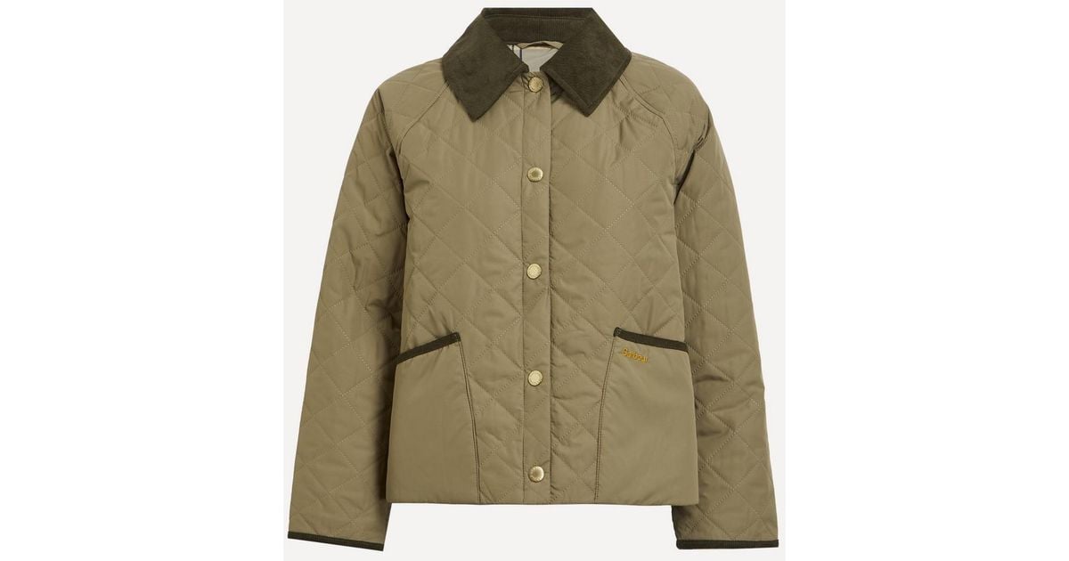 Barbour Anise Quilted Jacket in Green | Lyst