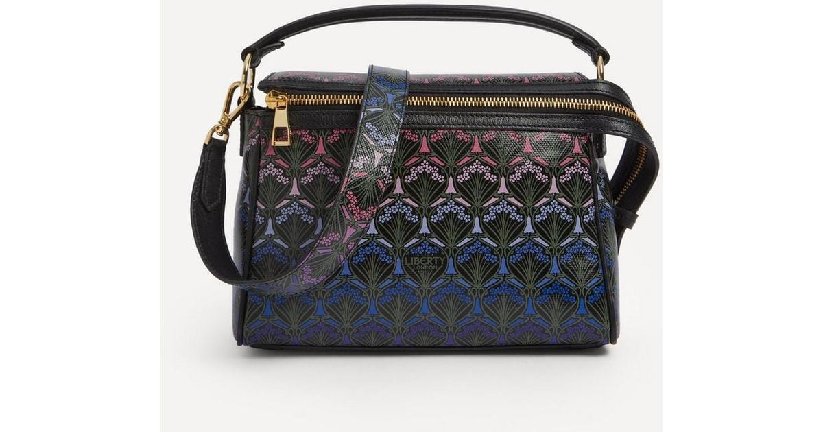 Liberty Iphis Dusk Petite Valise Cross-Body Bag in Black | Lyst