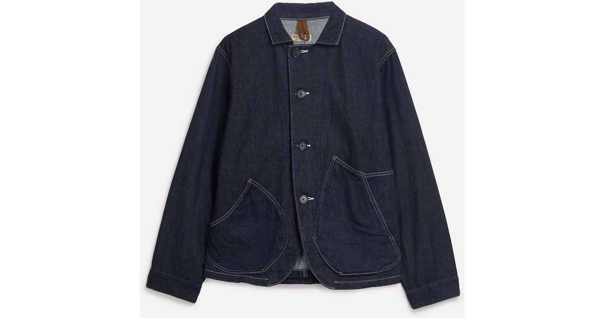 Kapital Denim Ringoman Coverall Jacket in Blue for Men | Lyst