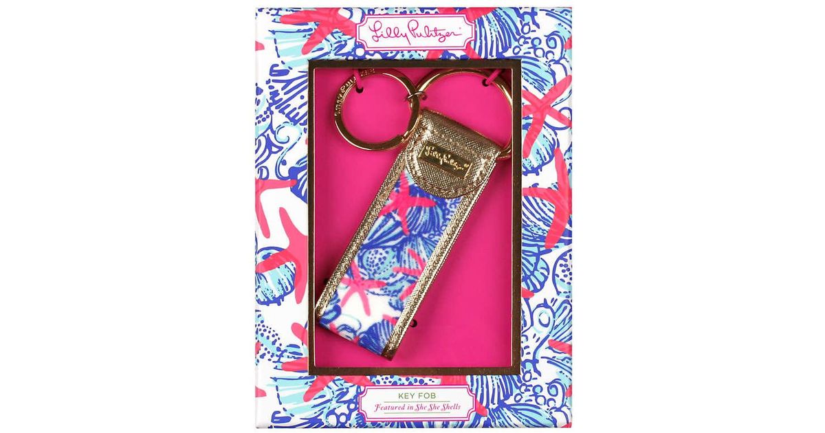 Lilly Pulitzer Key Fob in White | Lyst