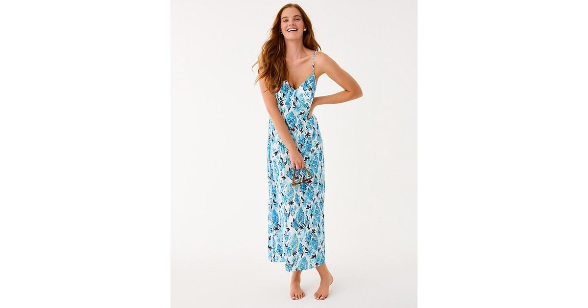 Lilly Pulitzer Ramsey V-neck Maxi Dress in Blue | Lyst
