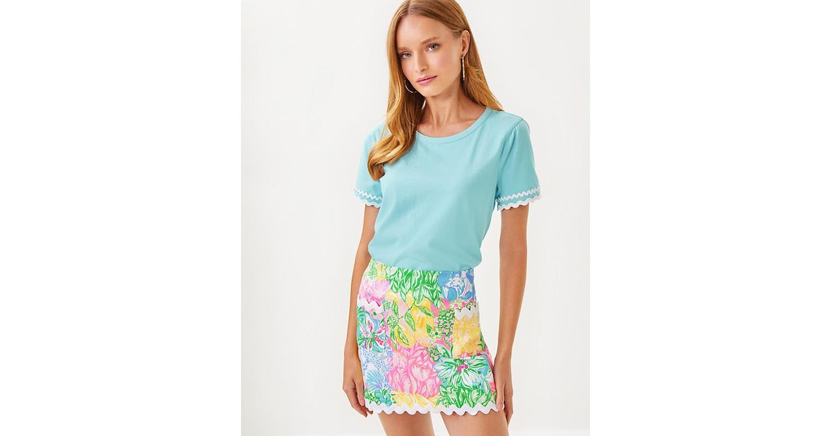 Lilly Pulitzer Gardner Mini Skort in Blue | Lyst