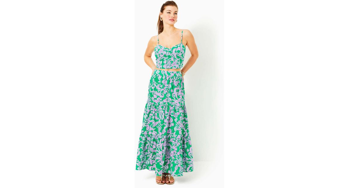 Lilly Pulitzer Winslow Cotton Maxi Set in Blue | Lyst