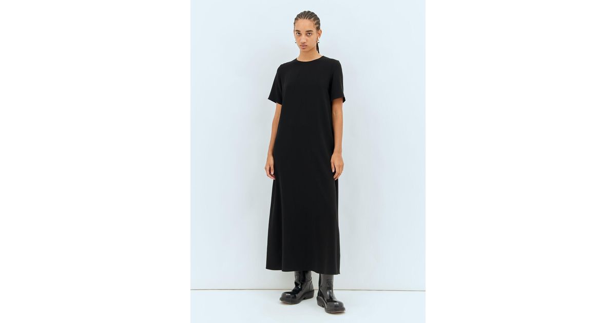 The Row Robi Maxi Dress in Black | Lyst