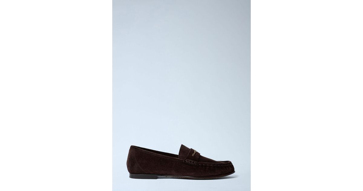 Chloé Chlo Loafers in Brown | Lyst