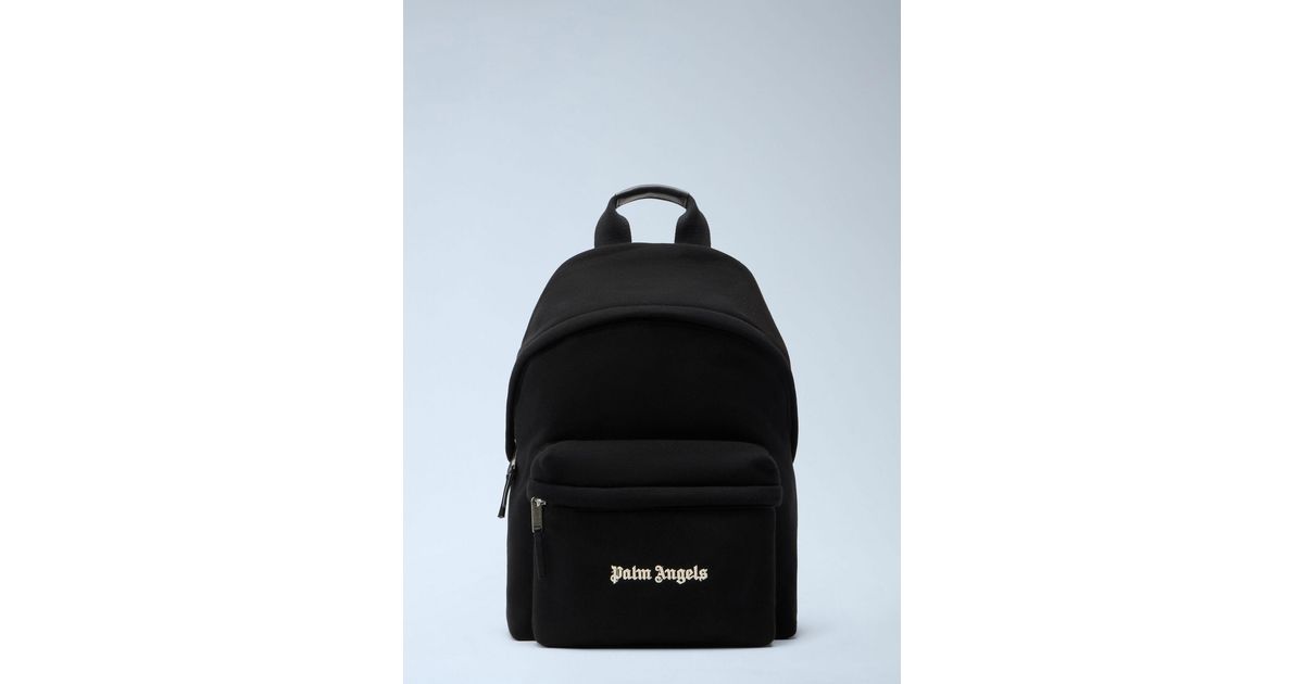 Palm Angels Classic Logo Backpack in Black for Men | Lyst UK