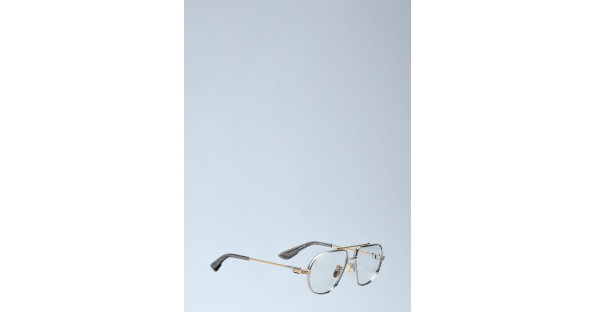 Jacques Marie Mage Hollywood Aviator Glasses in Blue | Lyst