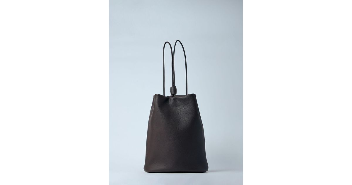 The Row Joe Leather Backpack in Blue | Lyst