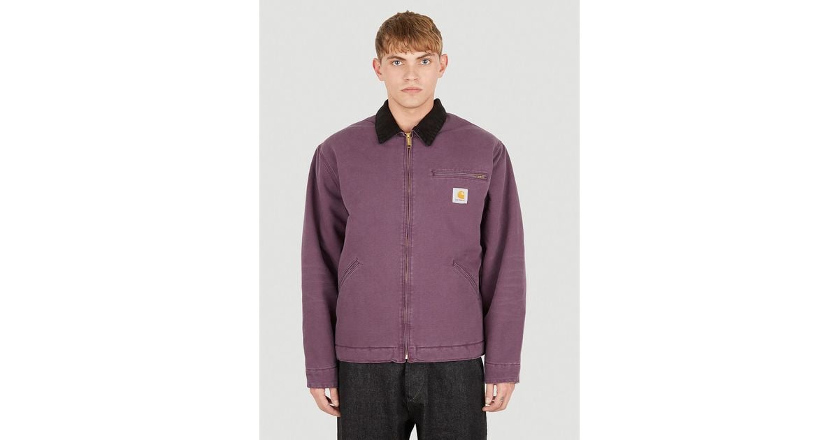 Carhartt WIP Detroit Jacket in Purple for Men | Lyst