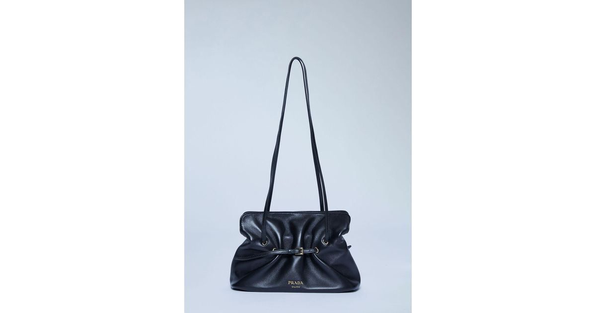 Prada Small Dada Shoulder Bag in Blue | Lyst UK