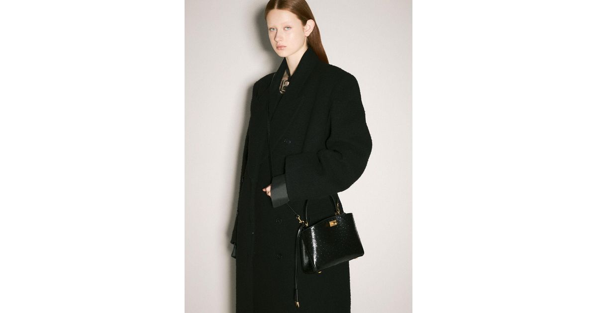 Balenciaga Mini Rodeo Handbag in Black | Lyst