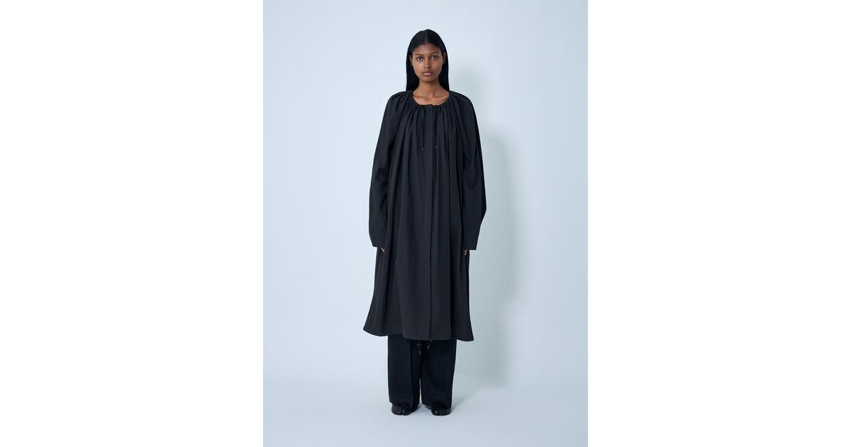 TOTEME Gathered Parachute Coat in Blue | Lyst