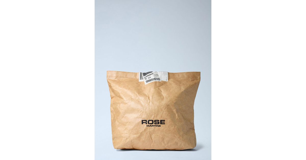 Martine Rose Foldable Paper Clutch in Blue for Men | Lyst UK