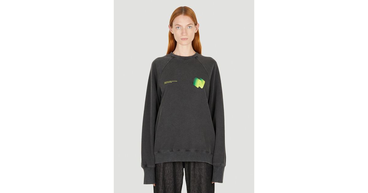AVAVAV Logo Print Sweatshirt in Gray | Lyst