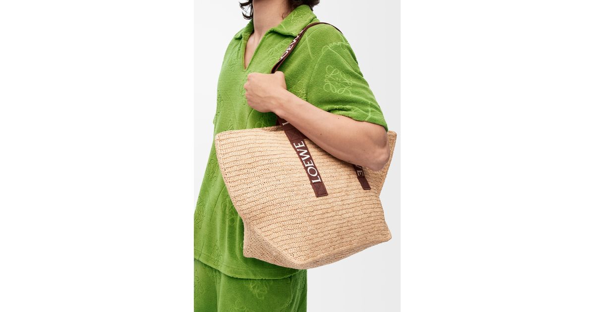 Loewe Fold Shopper in Green for Men | Lyst