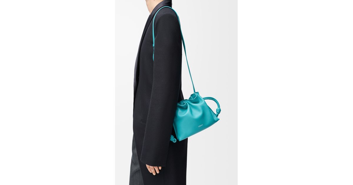 Loewe Mini Flamenco Clutch in Blue | Lyst