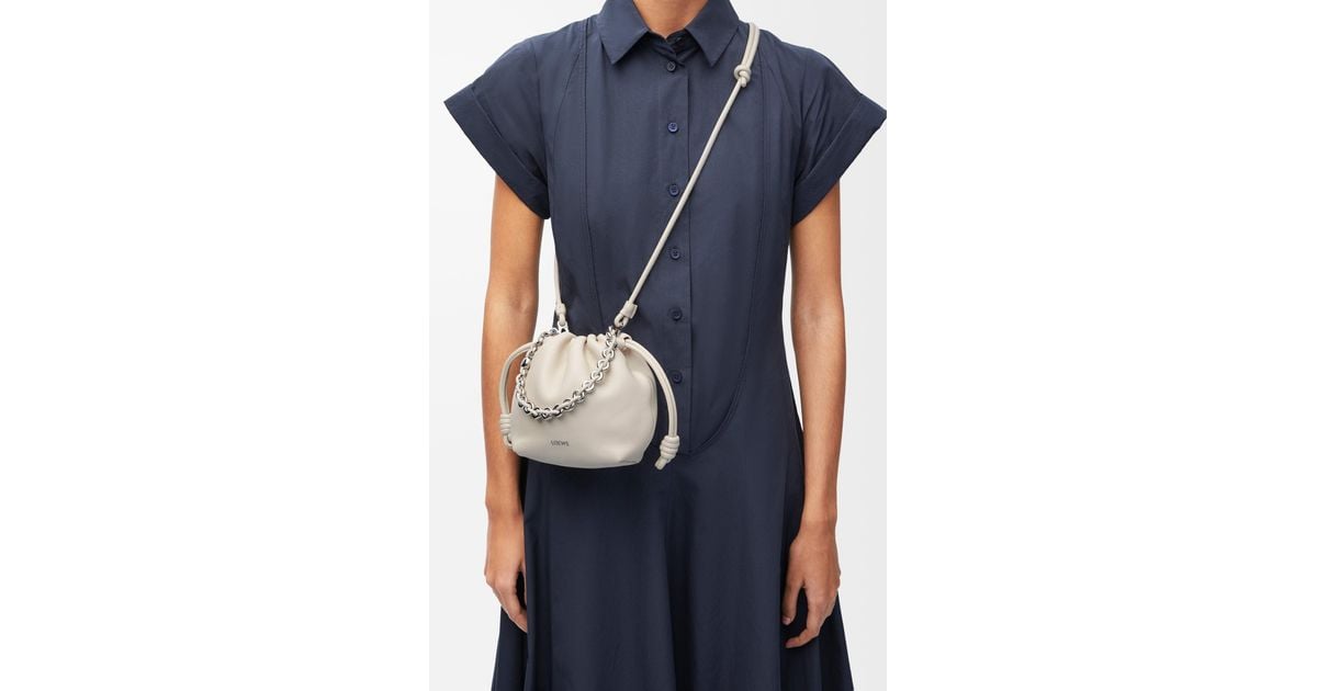 Loewe Mini Flamenco Purse in Blue | Lyst