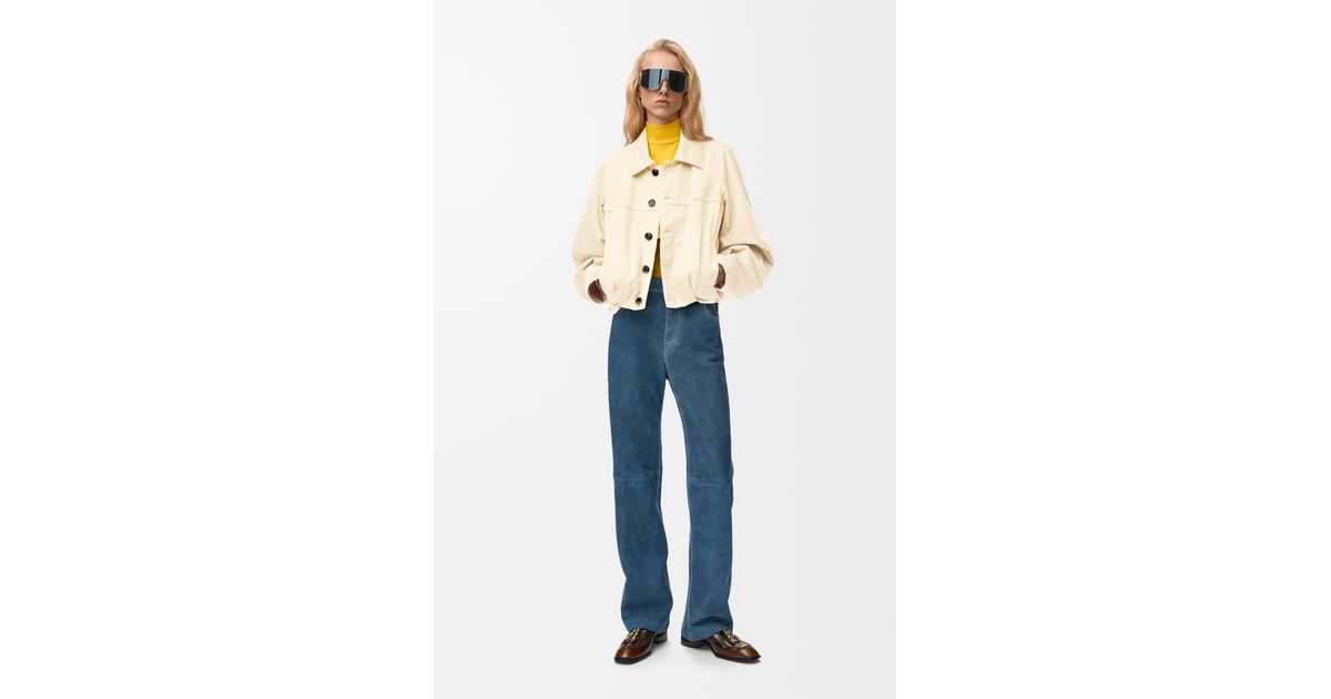 Loewe Jacket in Blue | Lyst