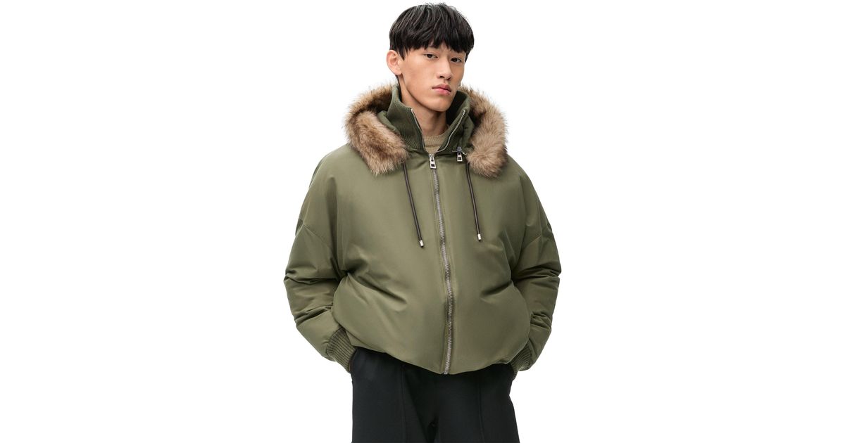 Loewe Luxury Puffer Jacket in Green for Men | Lyst