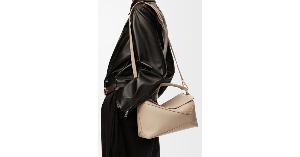 Loewe Medium Puzzle Edge Bag in Black | Lyst