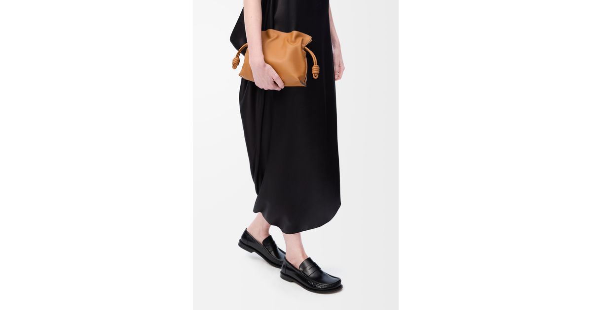 Loewe Mini Flamenco Clutch in Black | Lyst