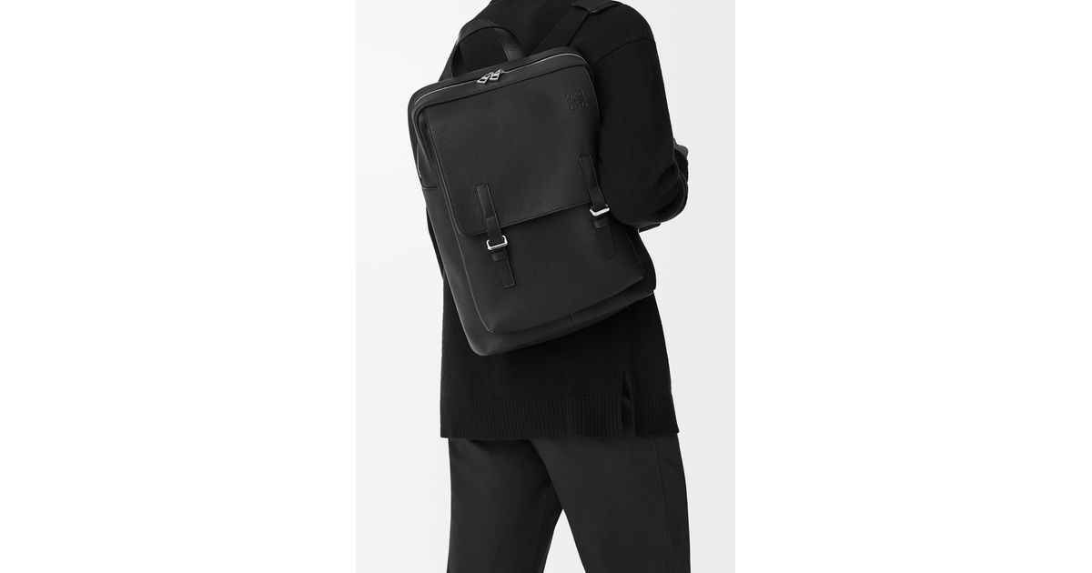 Loewe Military Backpack in Black for Men | Lyst