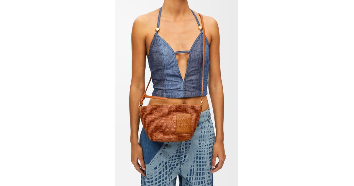 Loewe Slit Pochette Bag in Blue | Lyst