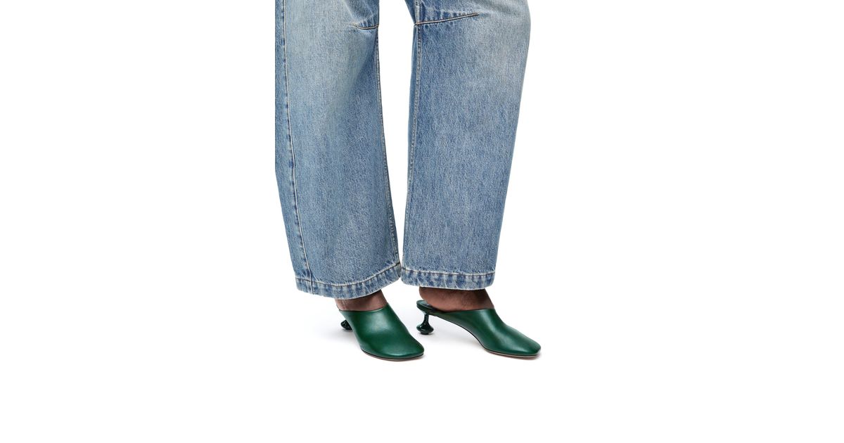 Loewe Luxury Toy Mule In Goatskin in Blue | Lyst