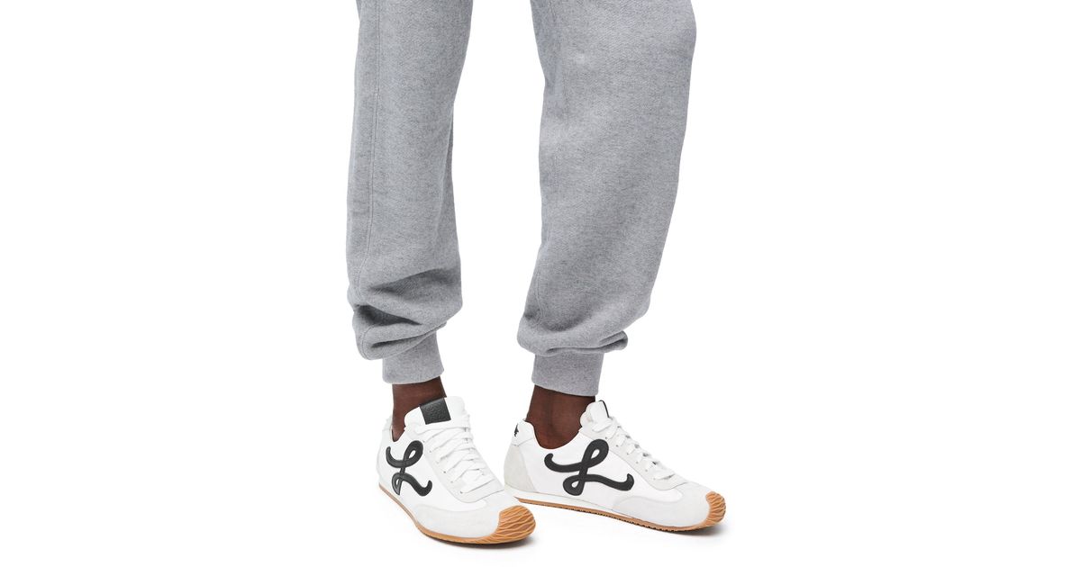 Loewe Luxury Ballet Runner 2.0 In Nylon And Calfskin in Gray | Lyst