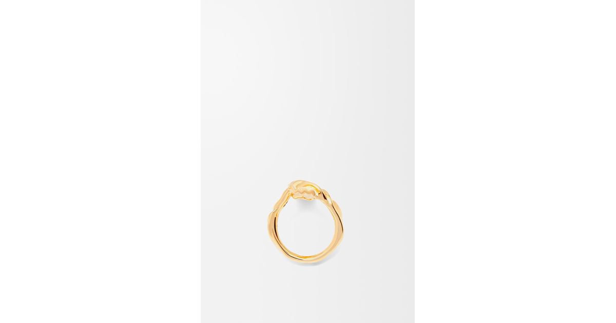 Loewe Knuckle Not Ring In Gold | Lyst