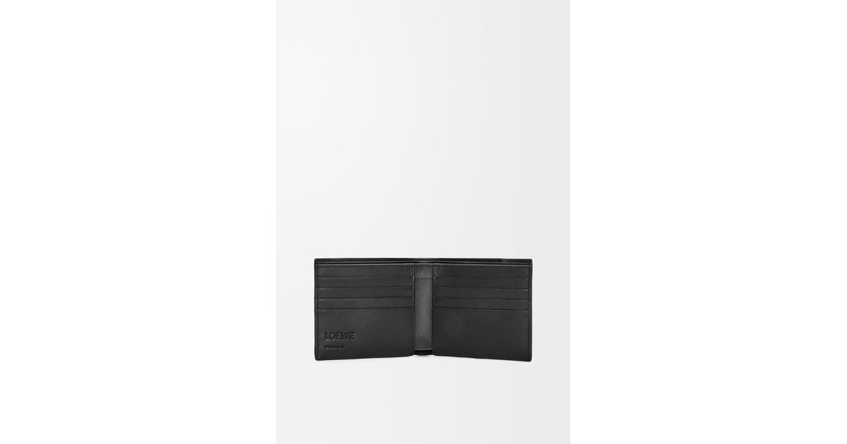 Loewe Luxury Puzzle Bifold Wallet In Classic Calfskin in Black for Men ...