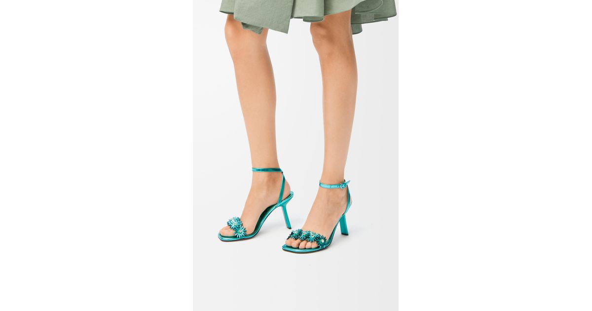 Loewe Petal Flower Sandal in Blue | Lyst