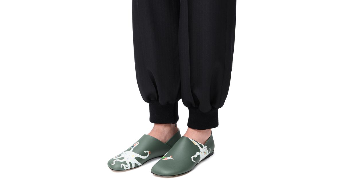 Loewe Luxury Octopus Toy Slipper In Nappa in Blue | Lyst